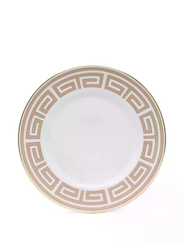 GINORI 1735 Greek-key Border Charger Plate - White