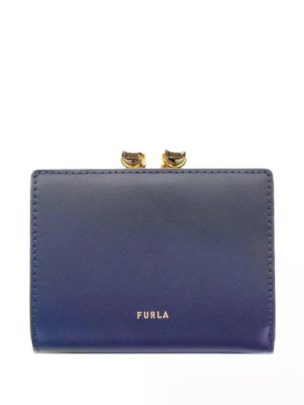 Furla Dots Leather Wallet - Blue