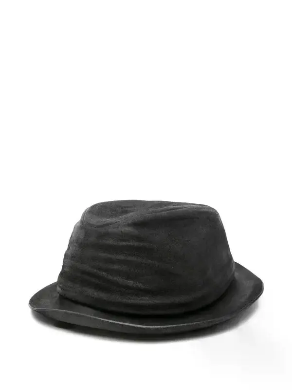 LAYER ZERO Suede Leather Hat - Black