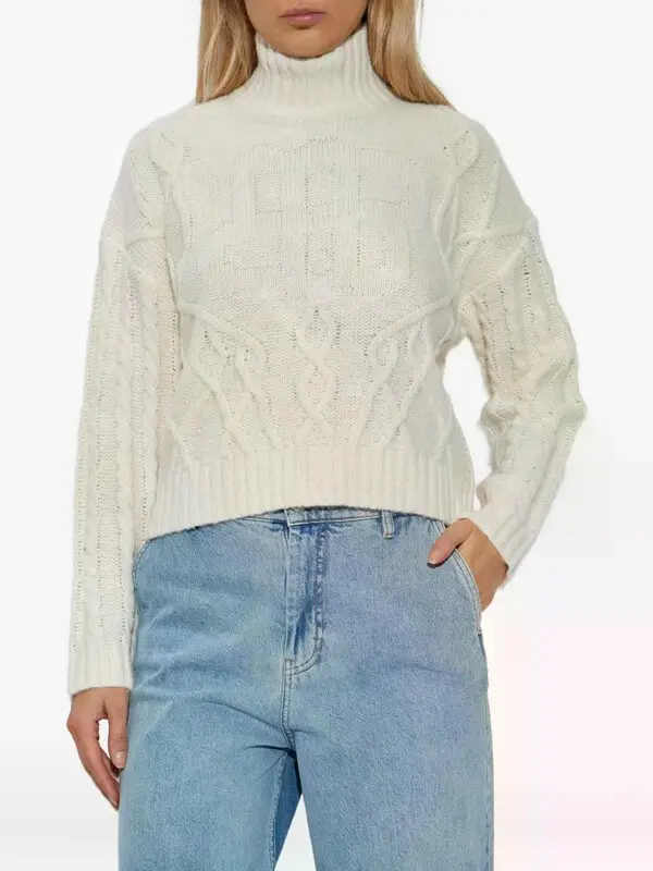 Munthe Cable-knit Turtleneck Sweater