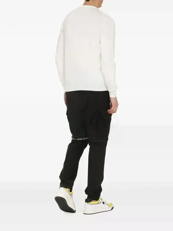 THE (ALPHABET) Ribbed Crew-neck Sweater - Neutrals