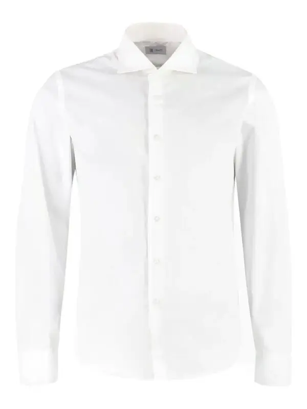 THE (ALPHABET) Cotton Shirt - White