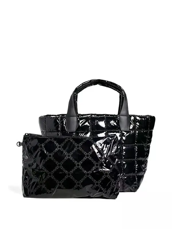 VEECOLLECTIVE Quilted Artificial Leather Tote Bag
