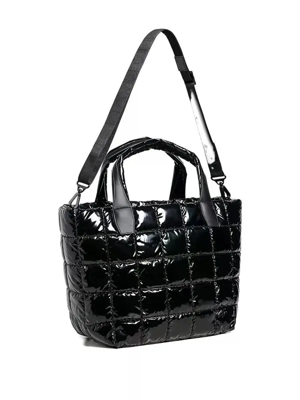 VEECOLLECTIVE Quilted Artificial Leather Tote Bag