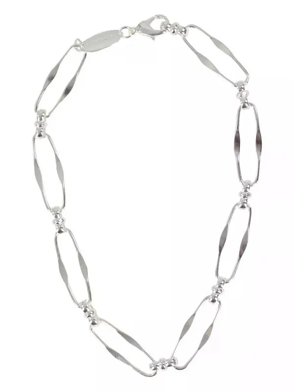 Federica Tosi Sylvie Oval-link Necklace - Silver