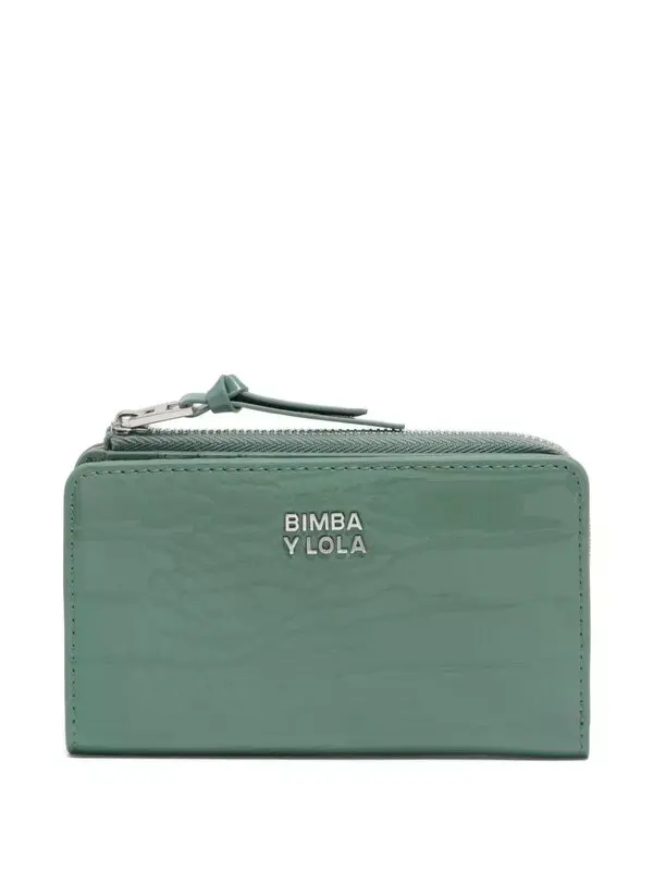 Bimba Y Lola Crocodile-effect Zip-around Wallet - Green