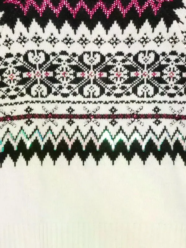 SEMICOUTURE Fair Isle-knit Jumper