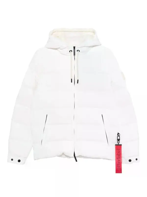 AFTER/LABEL Hooded Quilted Jacket - White