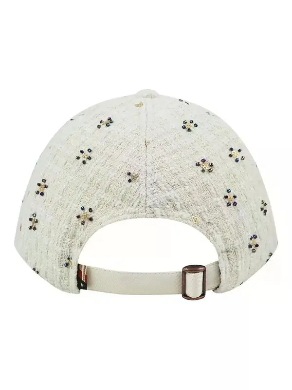 HONOR THE GIFT Beaded Tweed Six-panel Cap