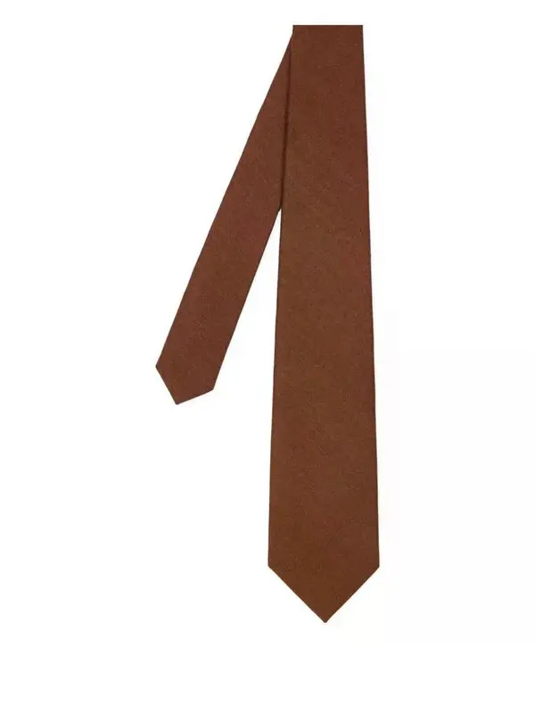 Paul Smith Pointed-tip Tie - Brown