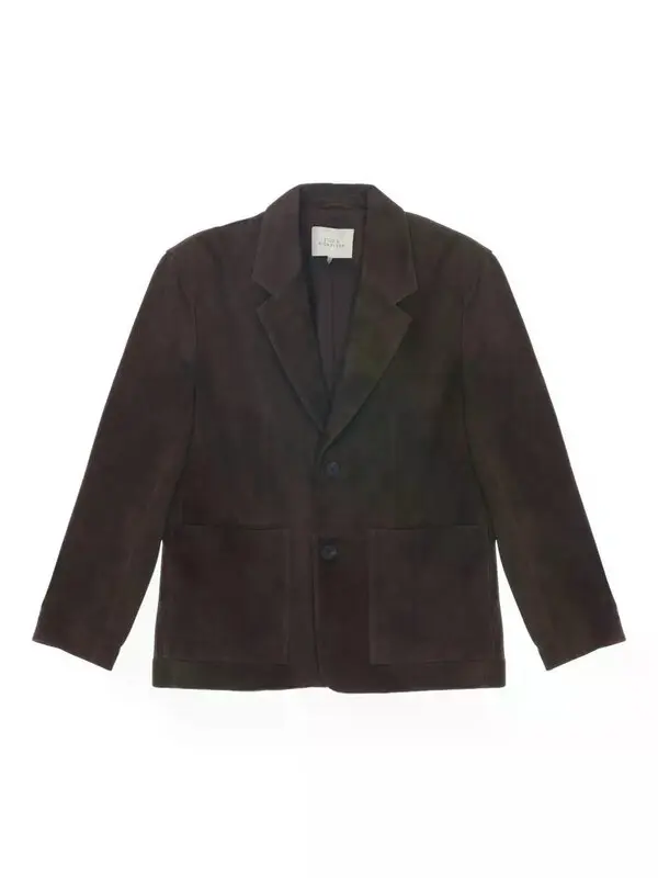 Studio Nicholson Tiko Suede Patch-pocket Blazer