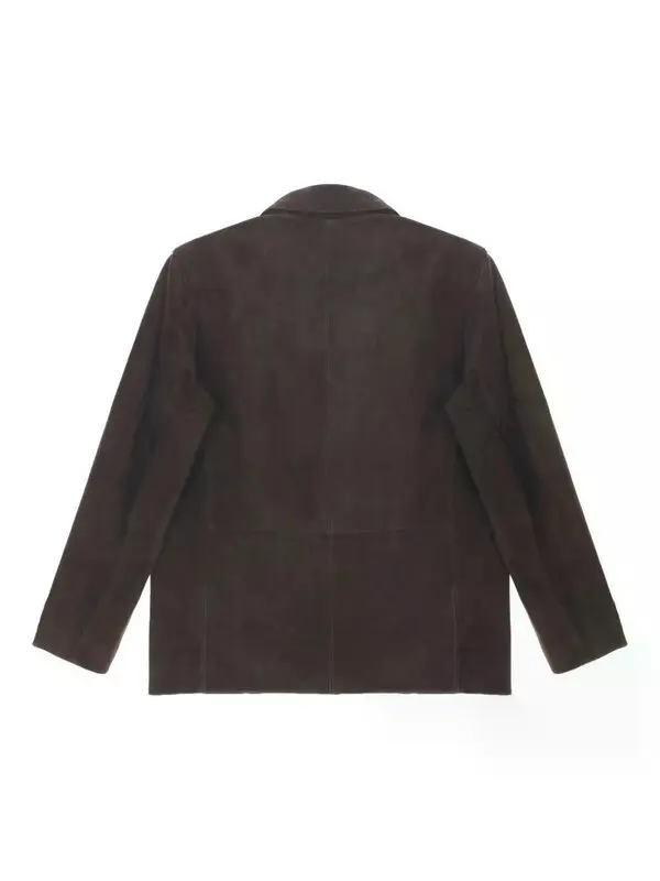 Studio Nicholson Tiko Suede Patch-pocket Blazer