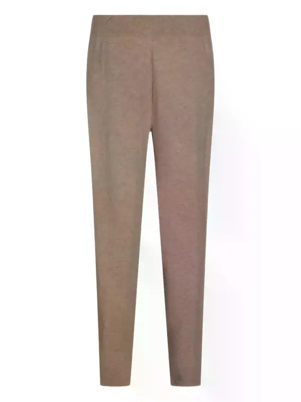 Malo Elastic-waistband Cashmere Straight-leg Trousers