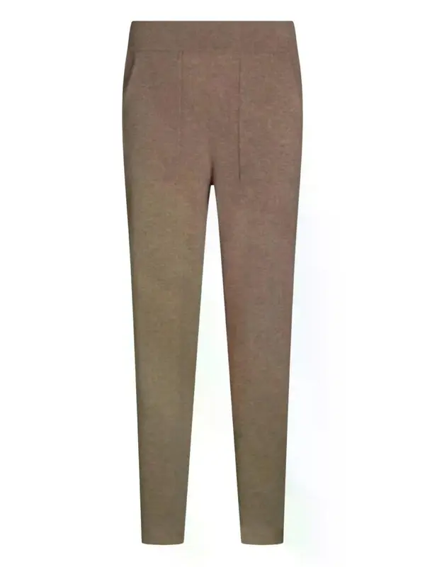 Malo Elastic-waistband Cashmere Straight-leg Trousers