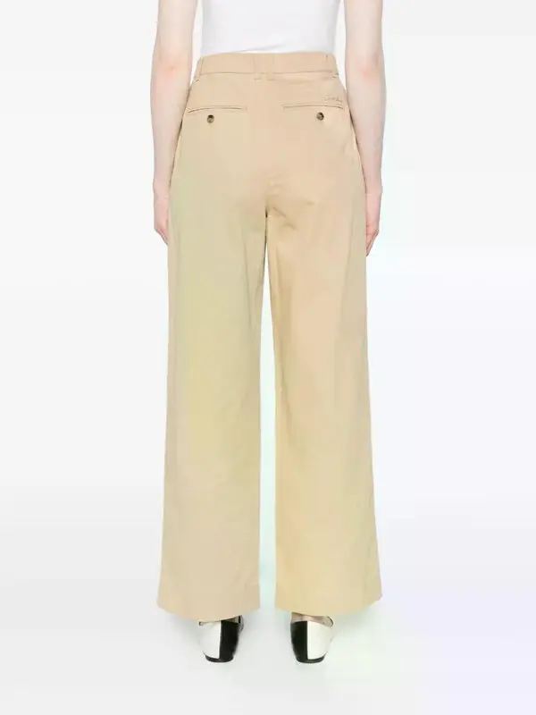 DUNST Pleated-front Trousers - Neutrals