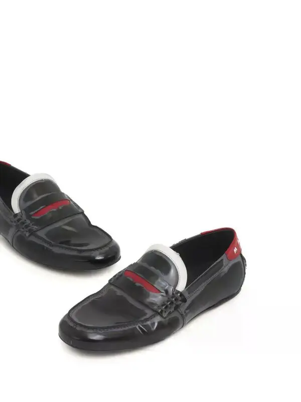 Marni Penny-strap Leather Loafers