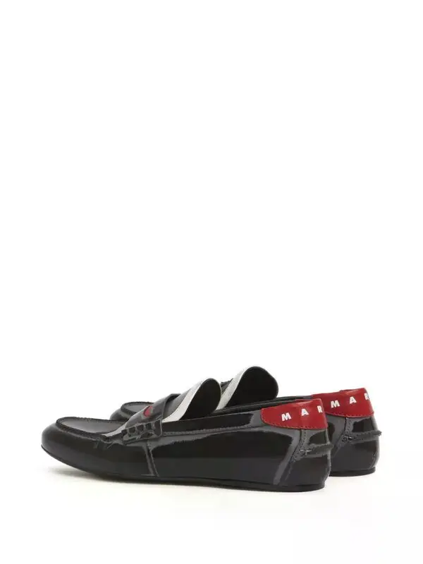 Marni Penny-strap Leather Loafers