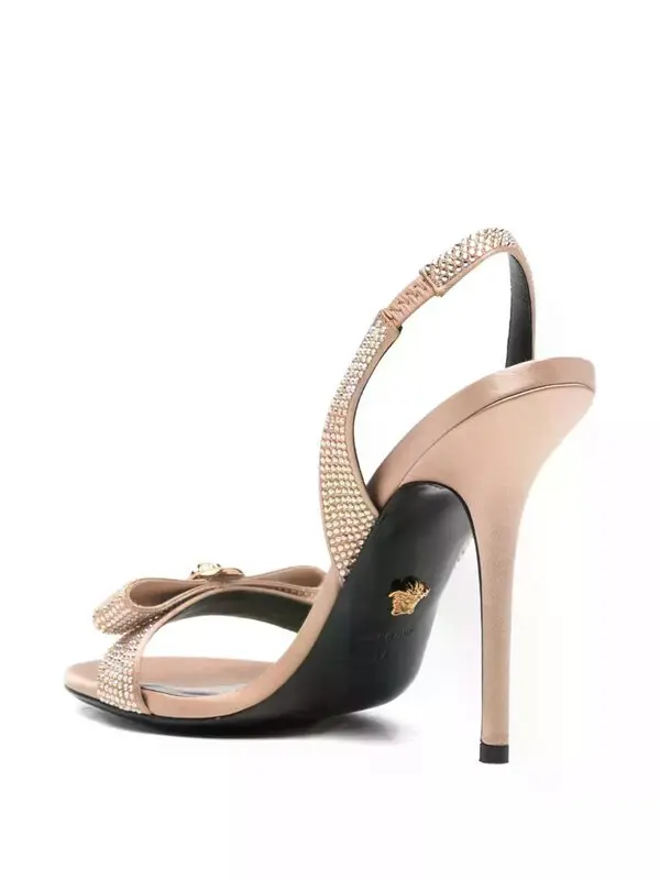 Versace Medallion-embellished Stiletto Sandals