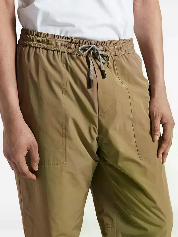 Peserico Elasticated-waist Patch-pocket Trousers