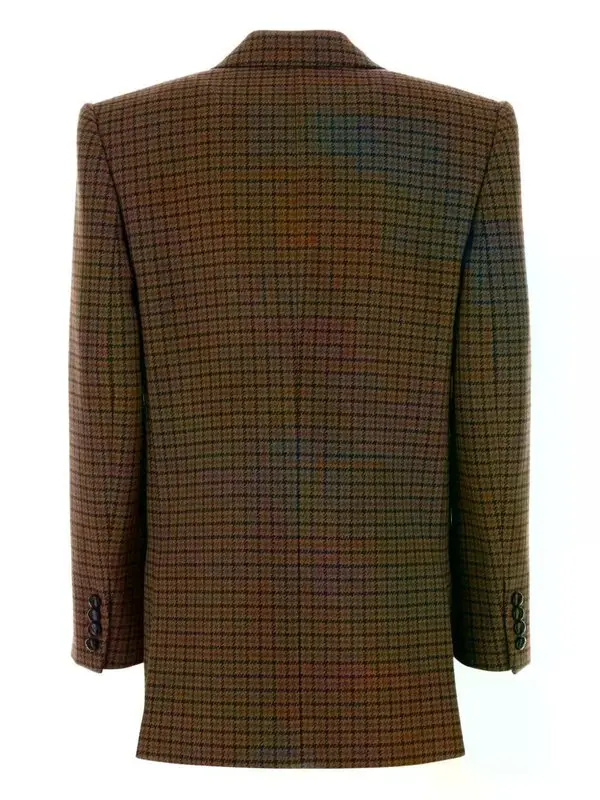 Chloé Houndstooth Wool Blazer