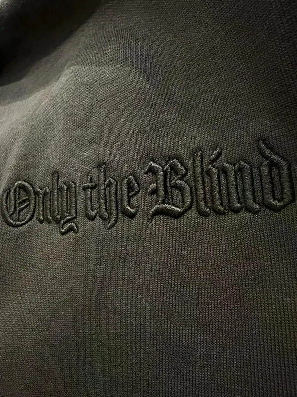 ONLY THE BLIND Embroidered T-shirt