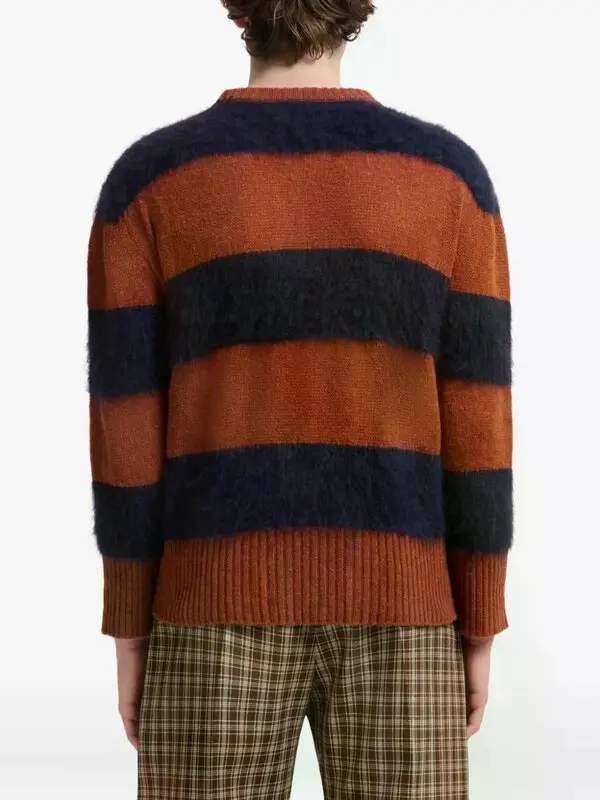 Marni Striped Virgin Wool Sweatshirt
