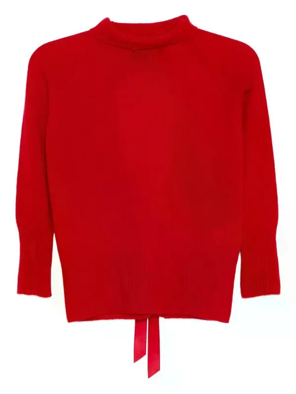 Simone Rocha Cashmere Funnel-neck Top