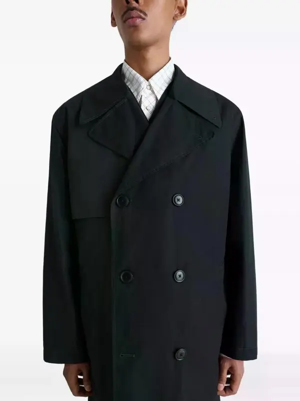 LEMAIRE Double-breasted Belted Trench Coat