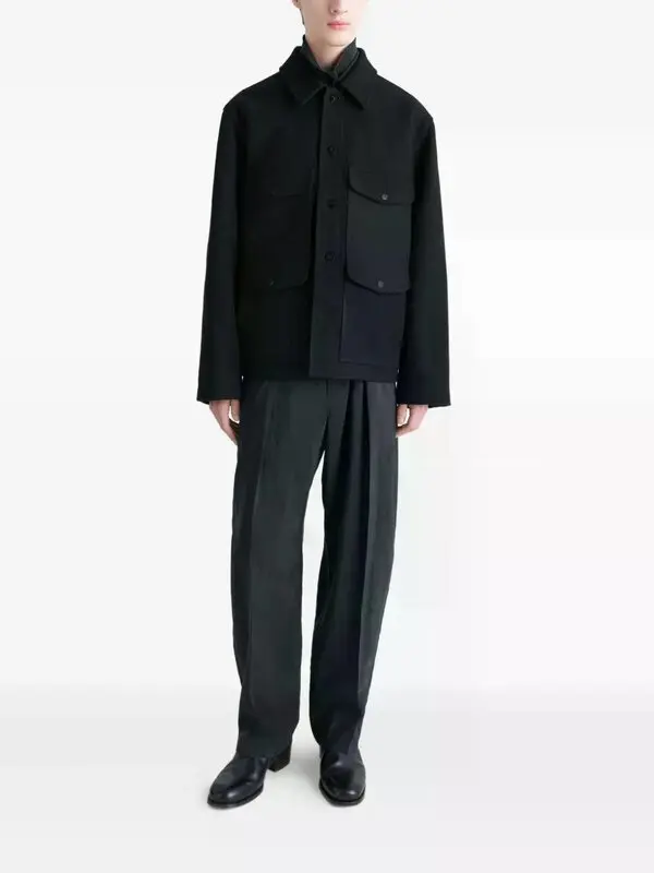 LEMAIRE Patch-pocket Buttoned Shirt Jacket