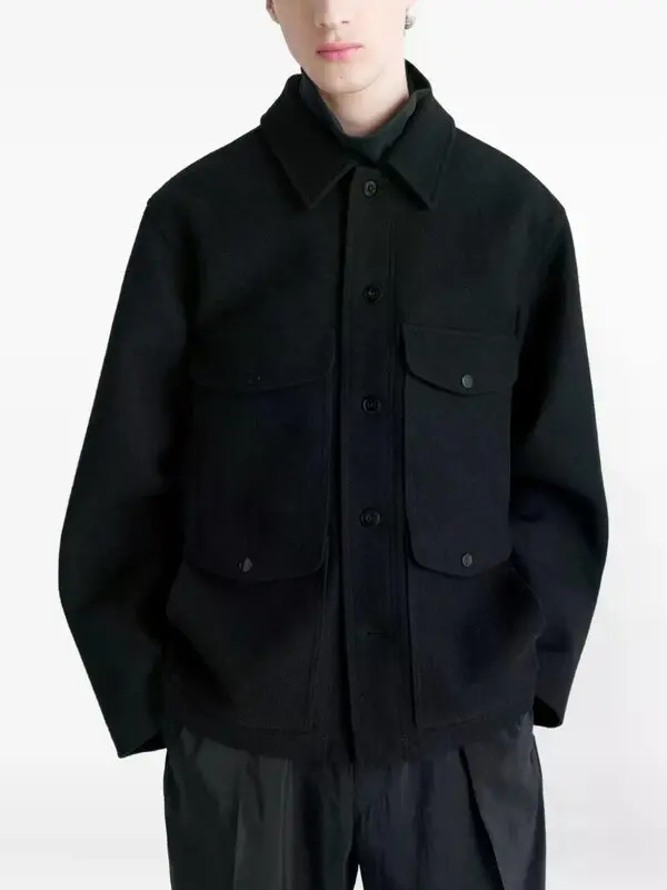 LEMAIRE Patch-pocket Buttoned Shirt Jacket