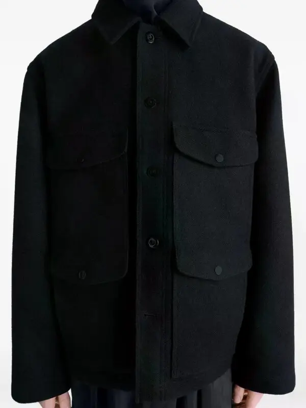 LEMAIRE Patch-pocket Buttoned Shirt Jacket