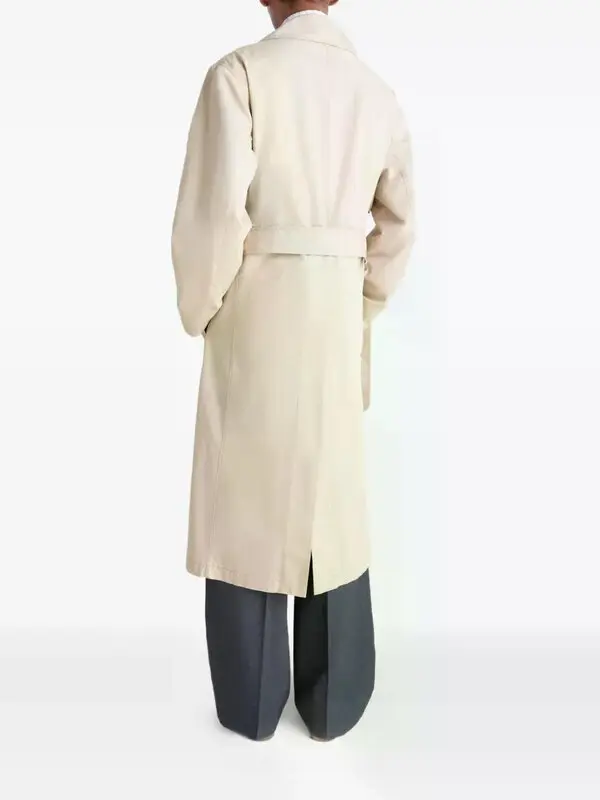 LEMAIRE Double-breasted Belted Trench Coat