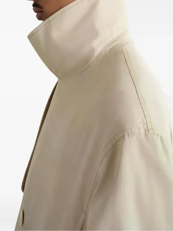LEMAIRE Double-breasted Belted Trench Coat
