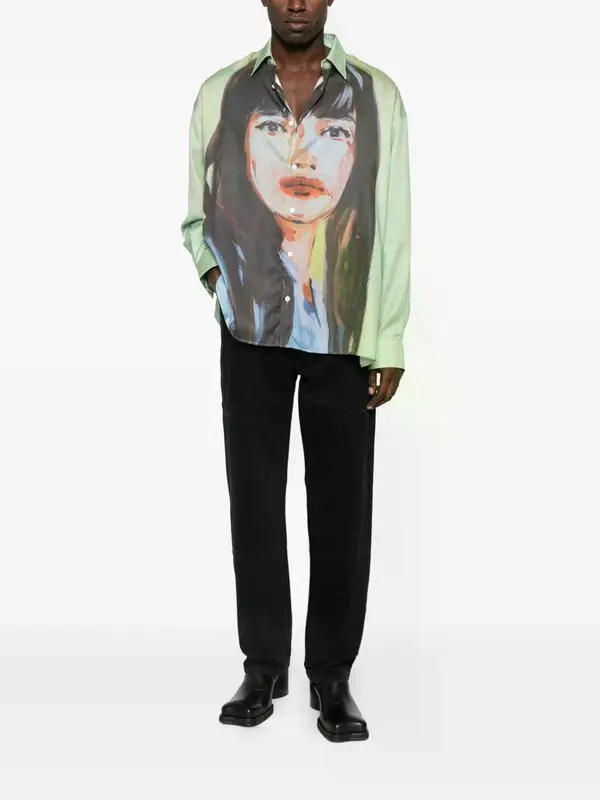 ÉTUDES STUDIO Claire Portrait-print Shirt