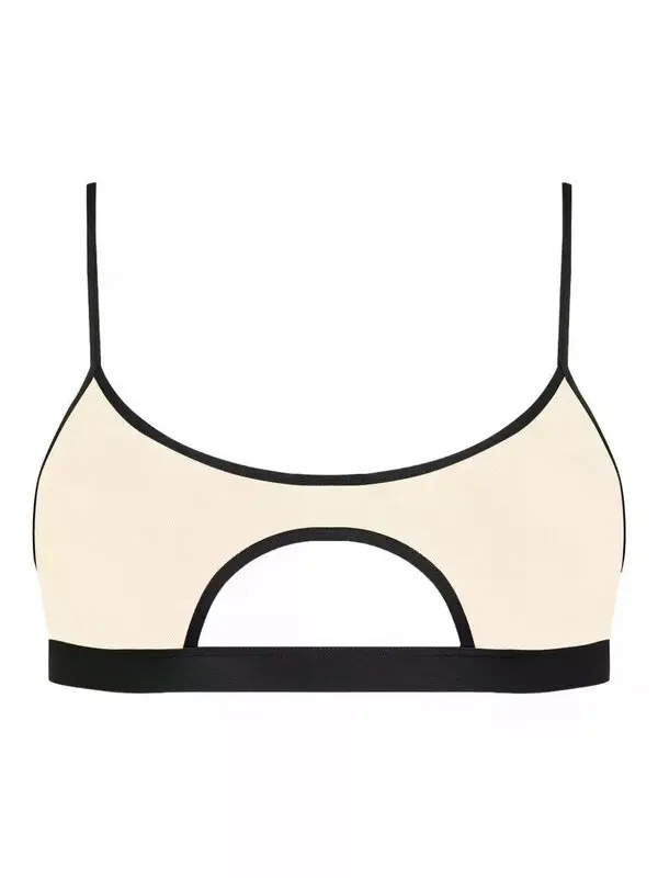 MAISON CLOSE Pure Tentation Cut-out Bra - Black