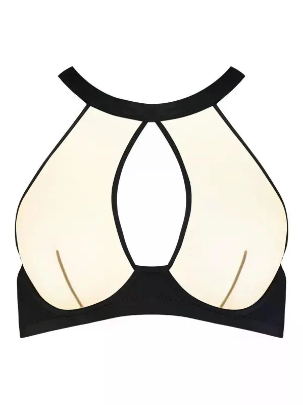 MAISON CLOSE Pure Tentation Triangle Bra - Black