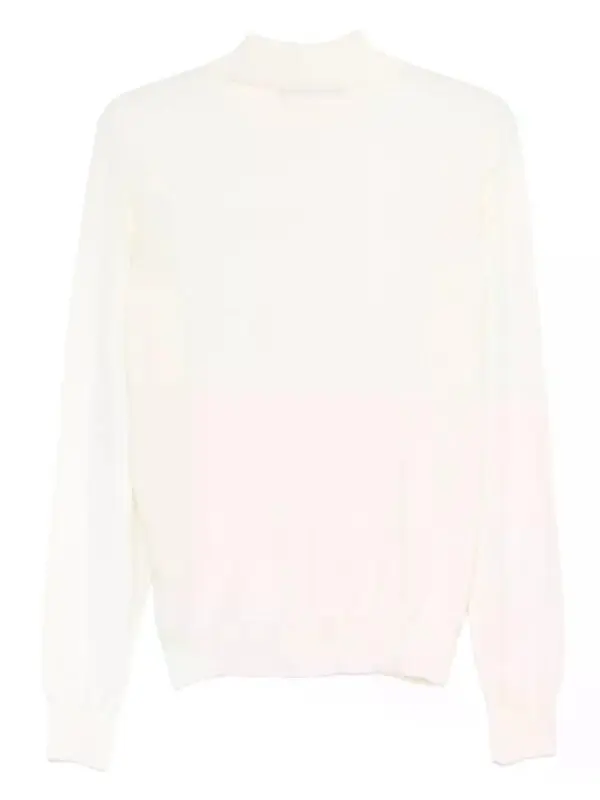 Tagliatore High-neck Long-sleeve Sweater
