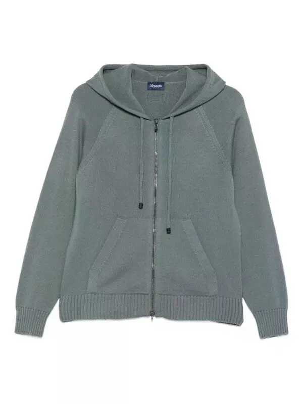 DRUMOHR Hooded Zip-up Sweater