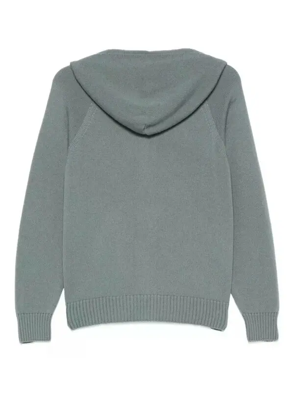 DRUMOHR Hooded Zip-up Sweater
