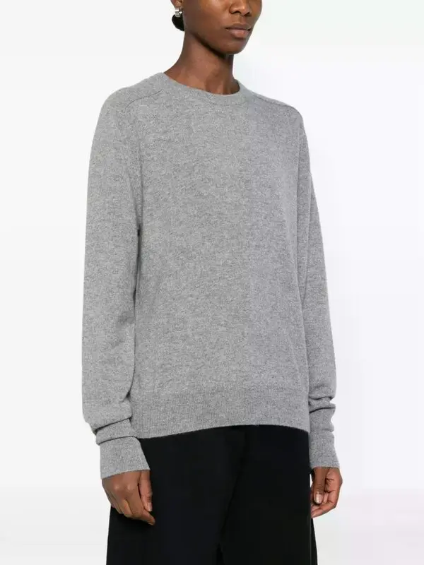 OLIVER LATTUGHI Round-neck Ribbed-cuff Sweater