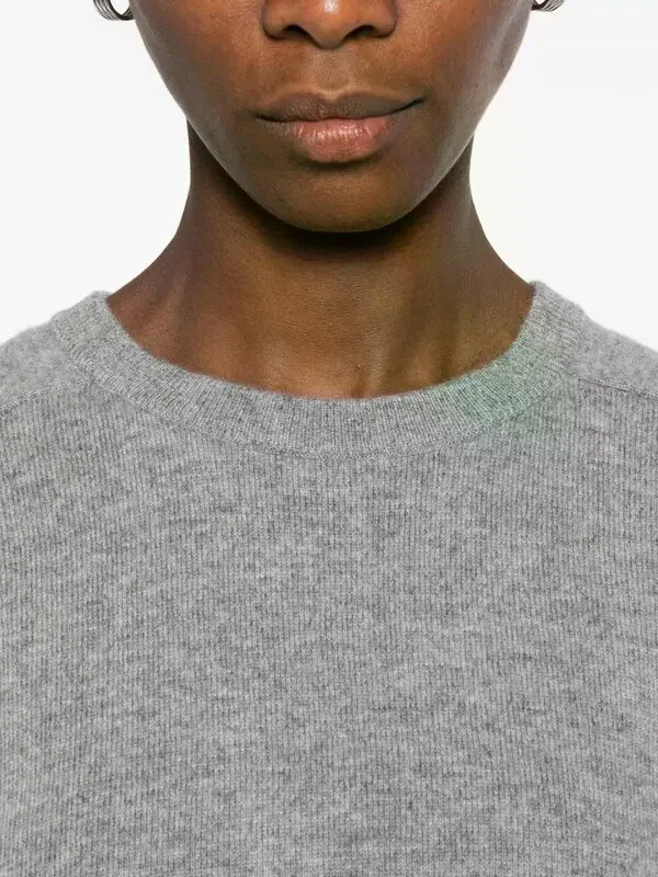 OLIVER LATTUGHI Round-neck Ribbed-cuff Sweater