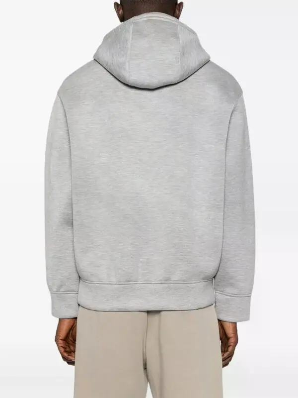 Emporio Armani Logo-embroidered Hoodie