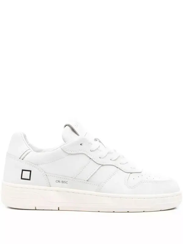 D.a.t.e. Square-logo Leather Trainers