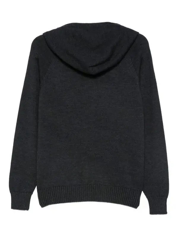 DRUMOHR Hooded Zip-up Sweater