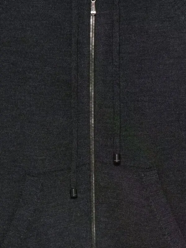 DRUMOHR Hooded Zip-up Sweater