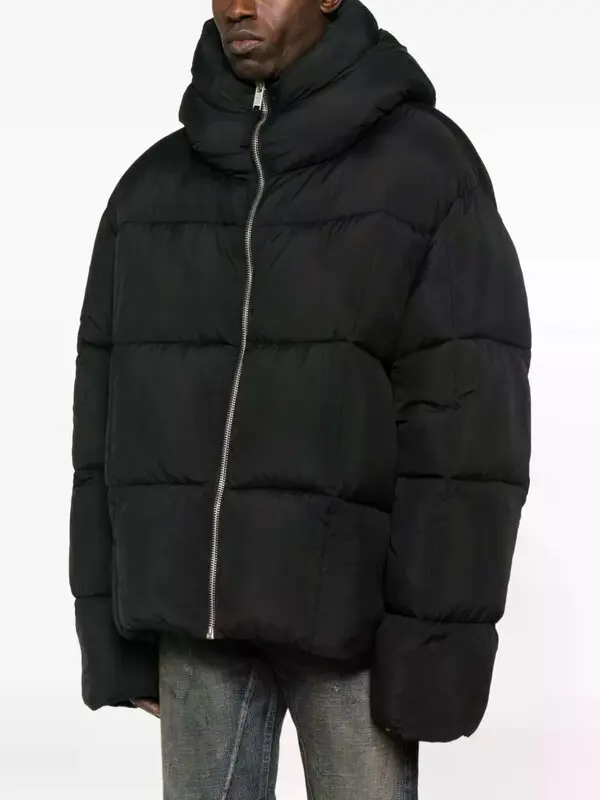 THOM KROM Quilted Hooded Jacket