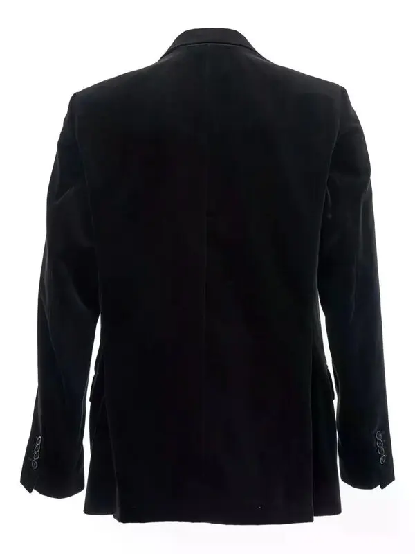 LARDINI Single-breasted Velvet Jacket