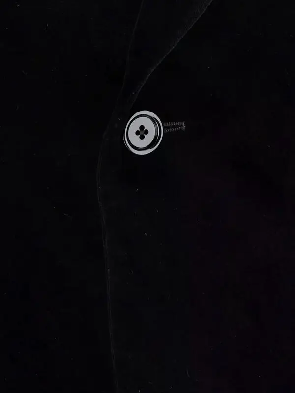 LARDINI Single-breasted Velvet Jacket
