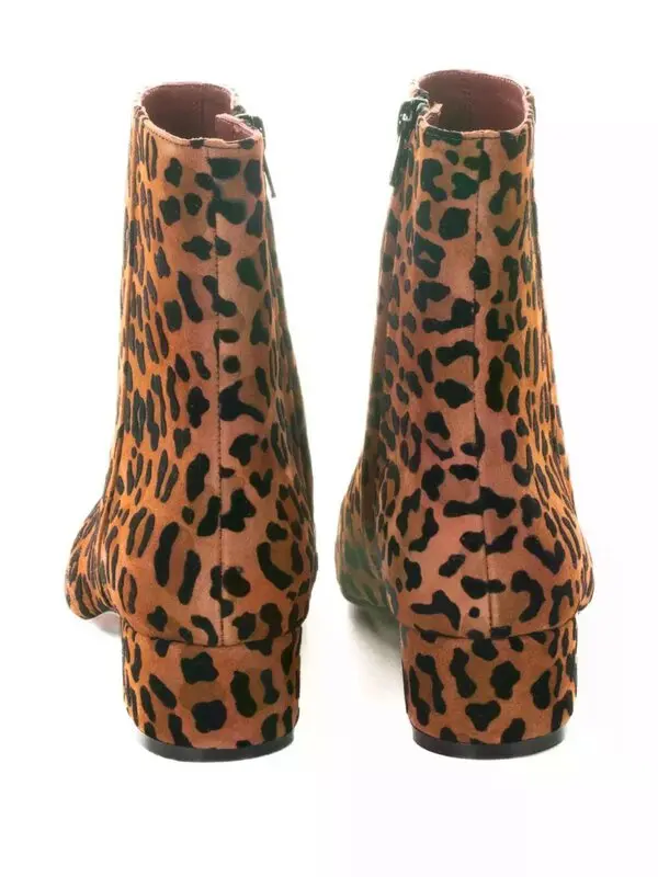 Roberto Festa Leopard-print Block-heel Boots