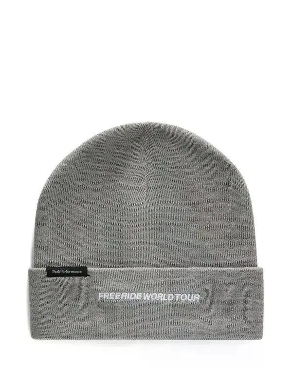PEAK PERFORMANCE Merino Wool Blend Beanie - Grey